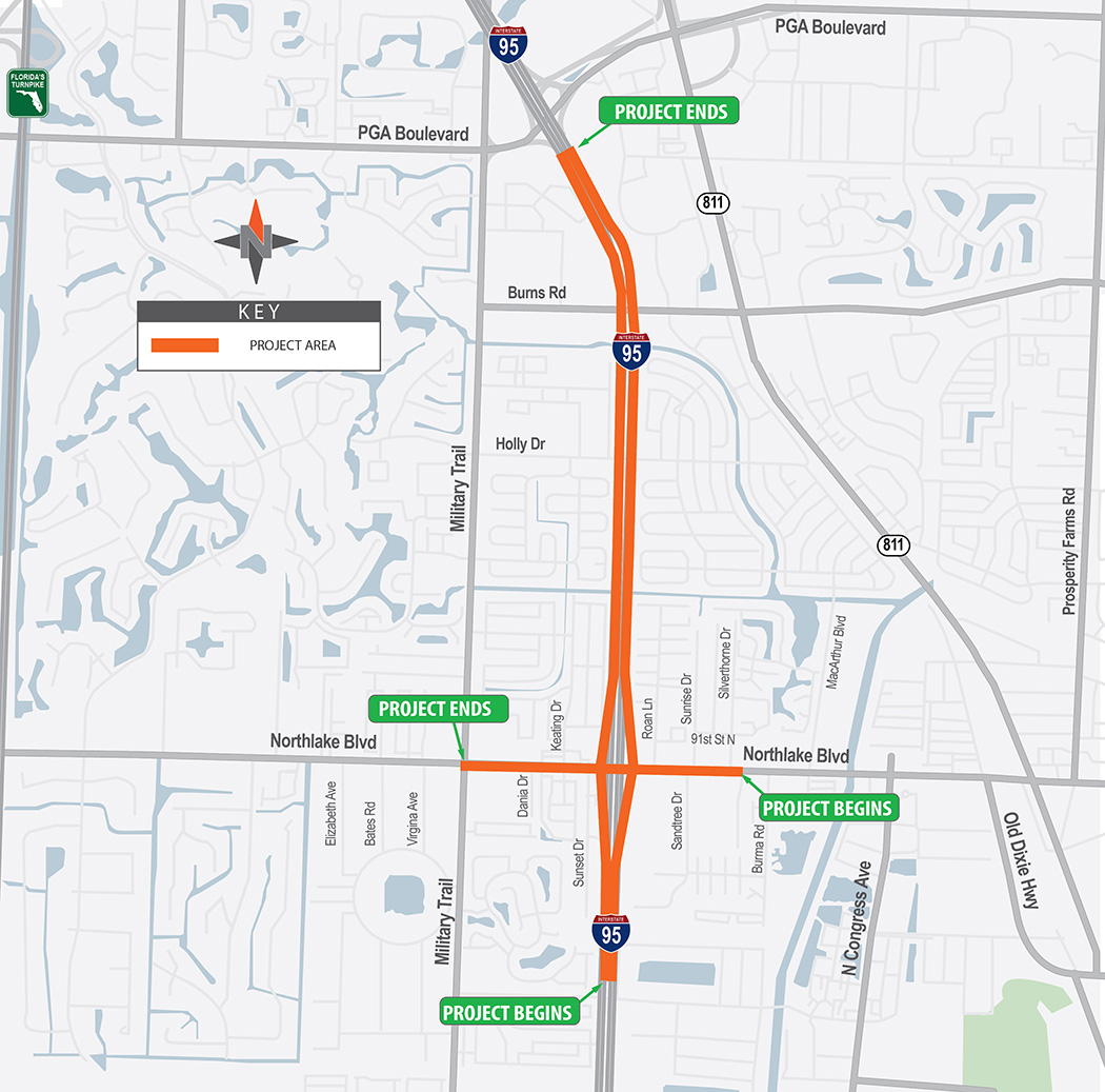 I-95 at the Northlake Boulevard Interchange Design Project
